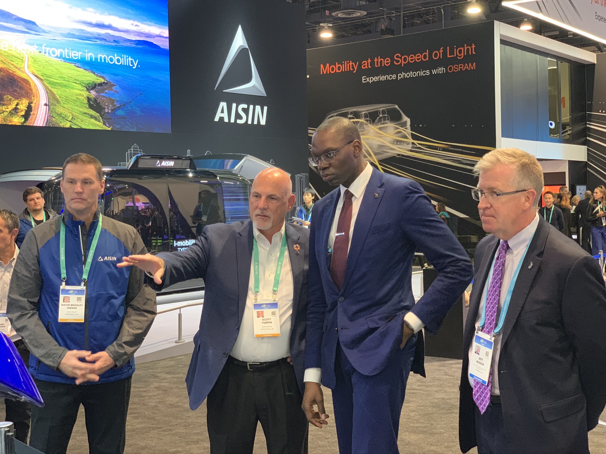 AISIN Group Unveils CASE Capabilities at CES 2020 - AISIN World Corp ...